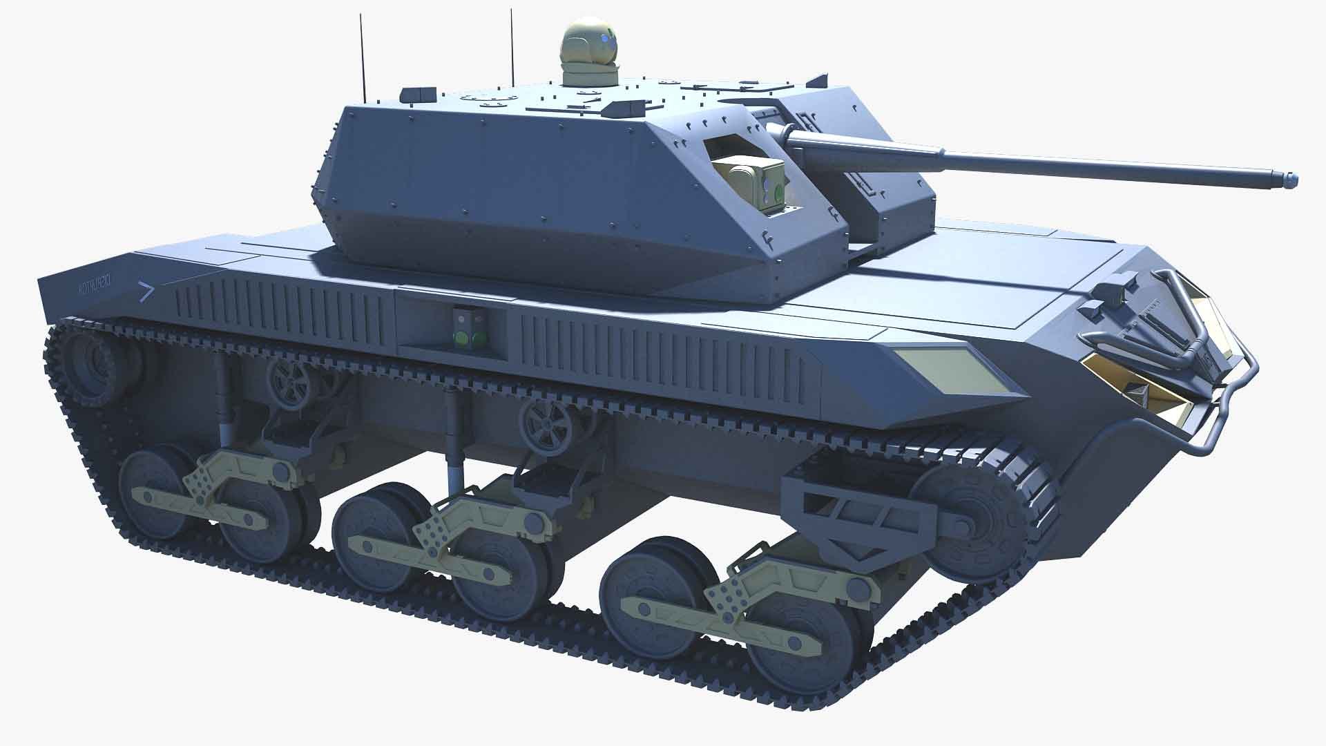 3D Ripsaw M5 Electric Tank - TurboSquid 1967645