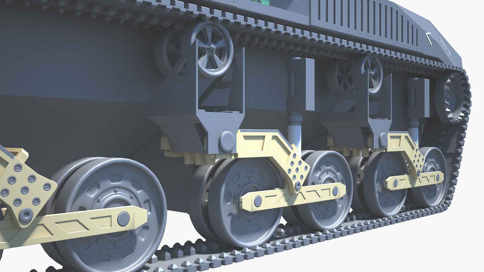 3D Ripsaw M5 Electric Tank - TurboSquid 1967645