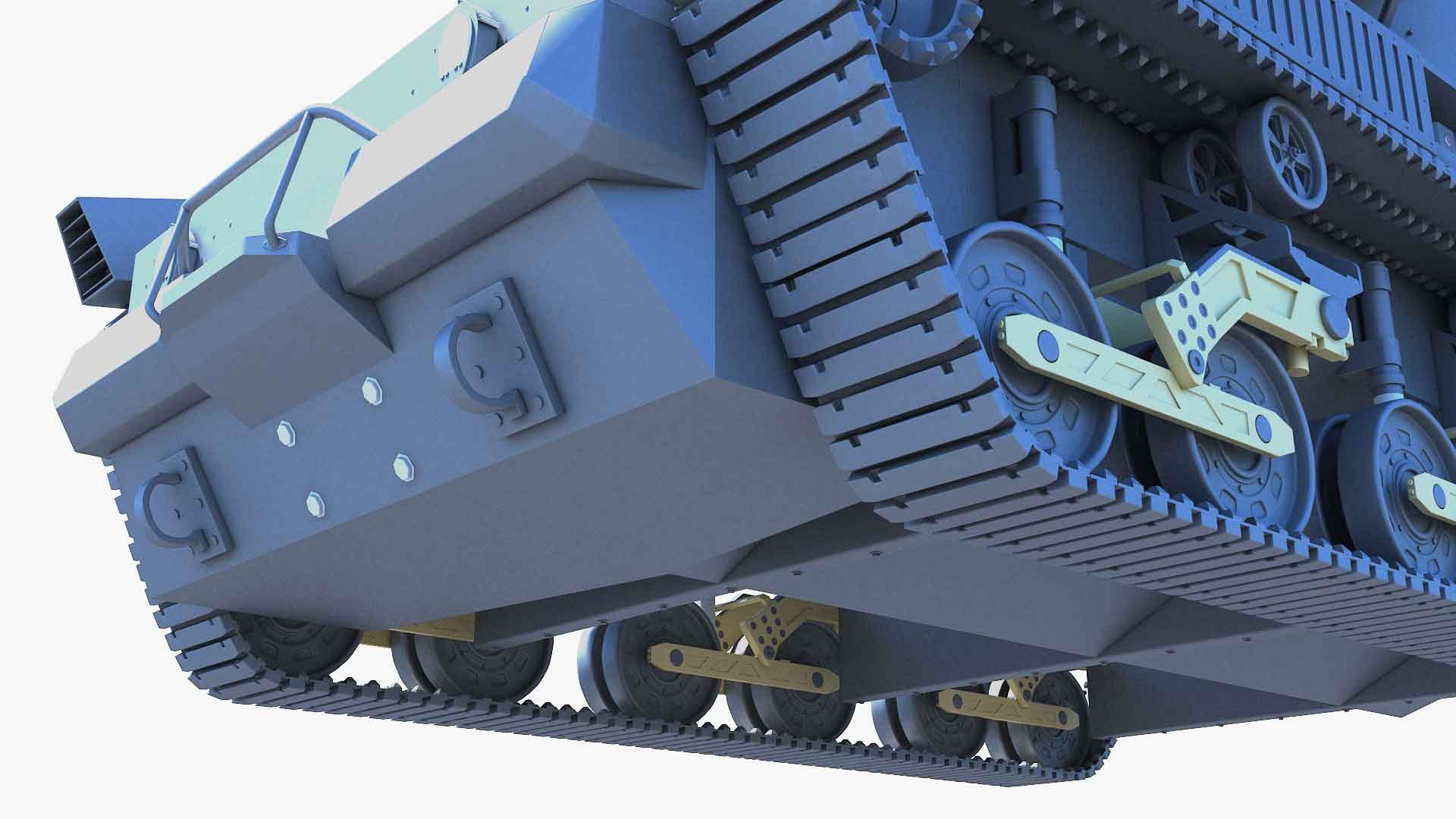 3D Ripsaw M5 Electric Tank - TurboSquid 1967645