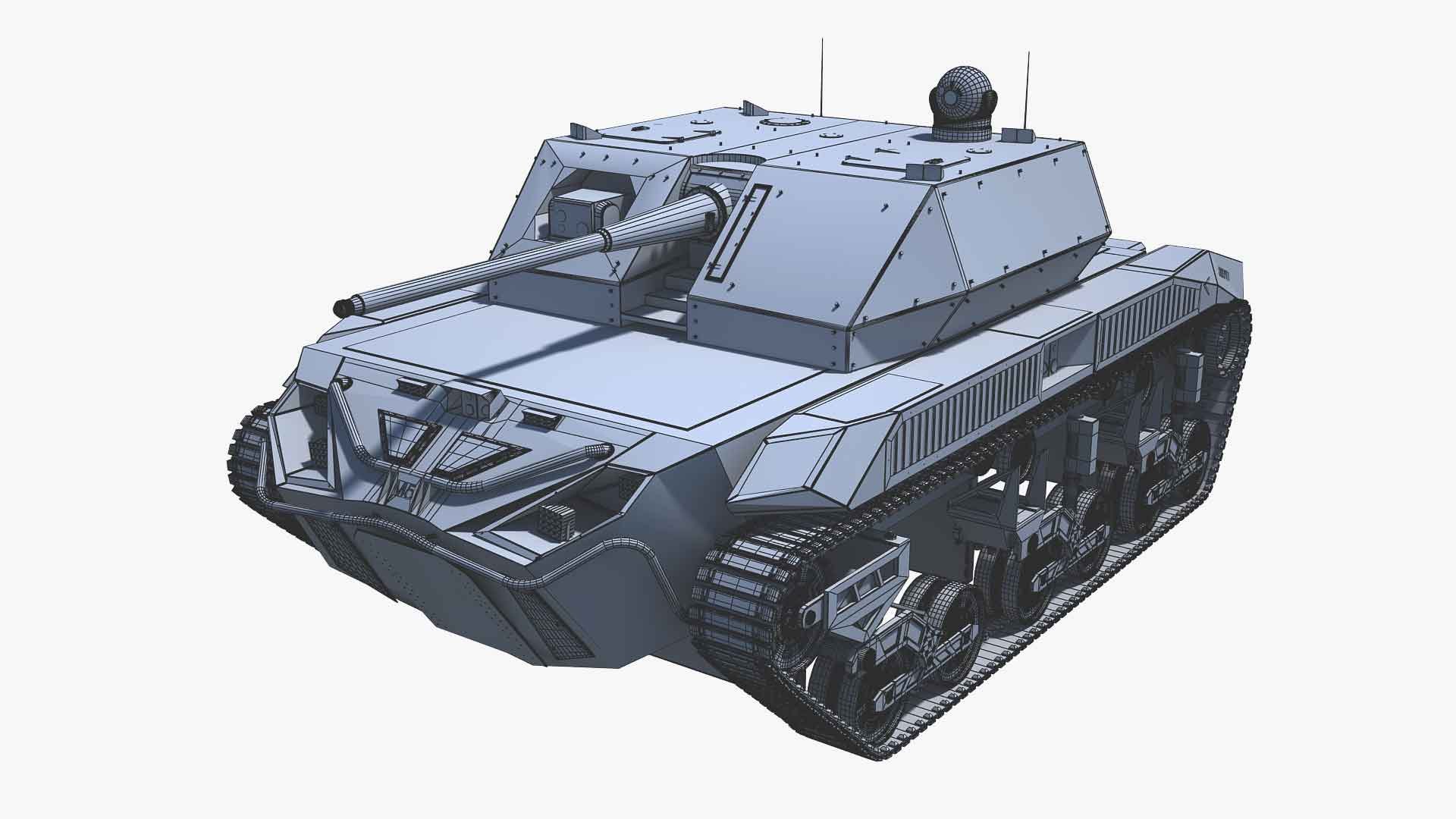 3D Ripsaw M5 Electric Tank - TurboSquid 1967645