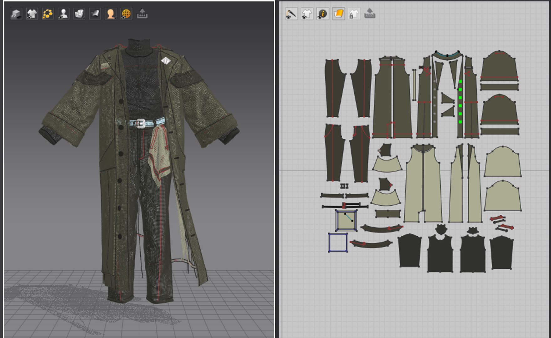 Long Coat Model 3D Model - TurboSquid 2269692
