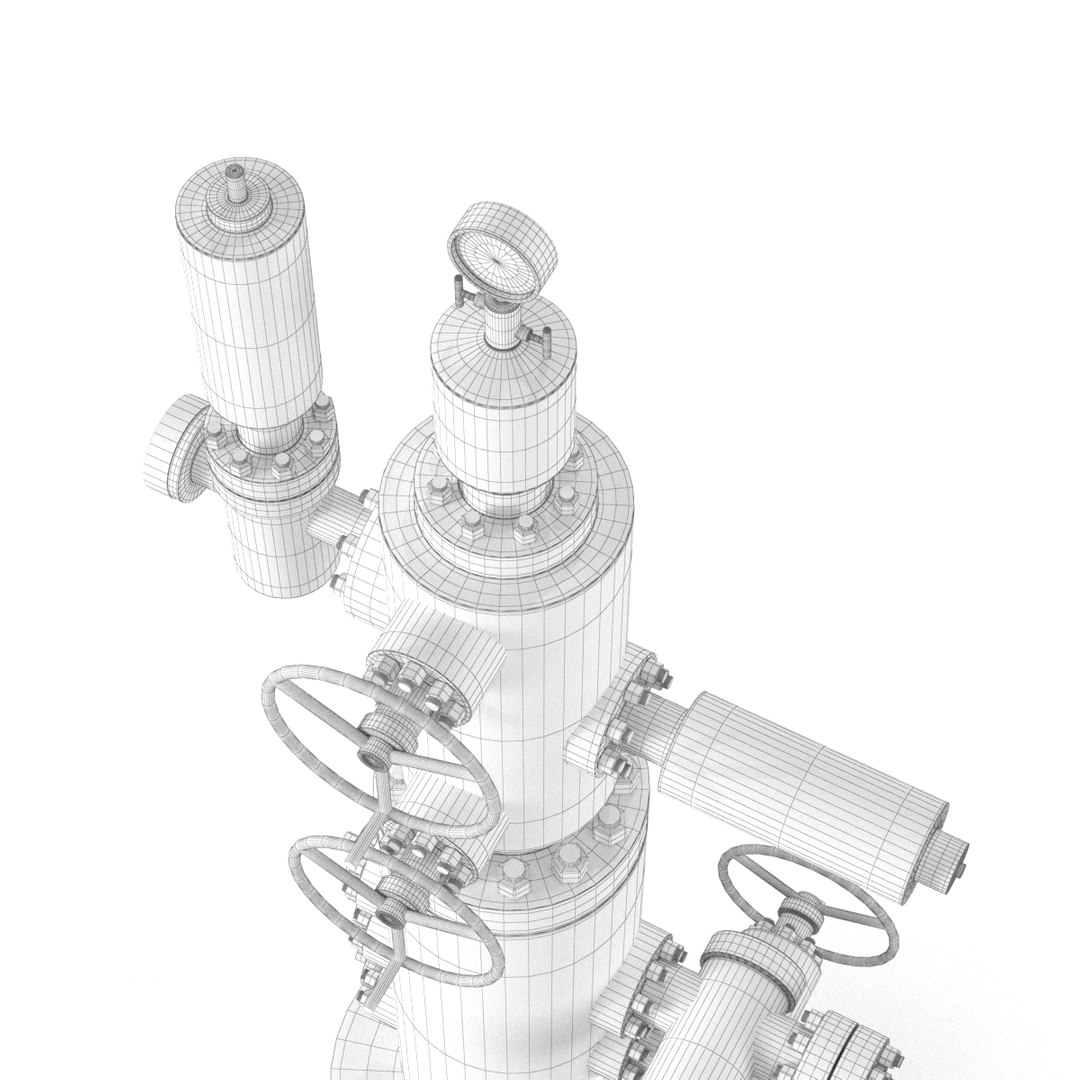 Wellhead 3D Model - TurboSquid 1640312