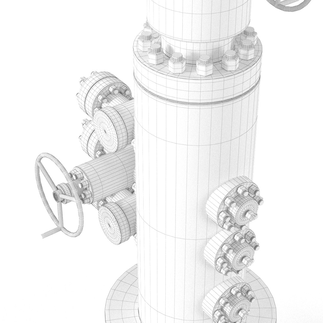 Wellhead 3D model - TurboSquid 1640312