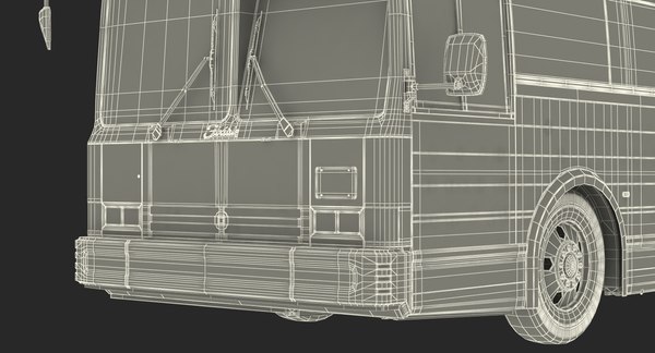 3d model flxible metro d bus