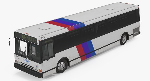 3d model flxible metro d bus