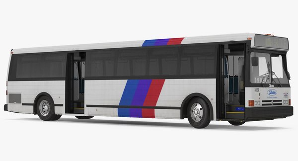3d model flxible metro d bus