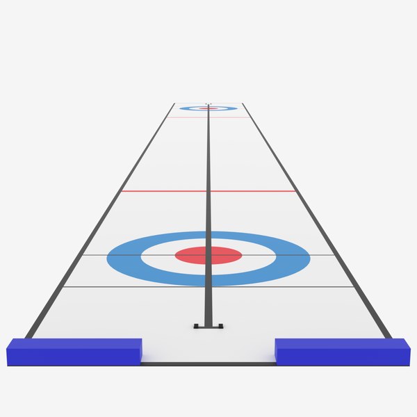 3D Cartoon Curling Rink 1 Line - TurboSquid 1836496