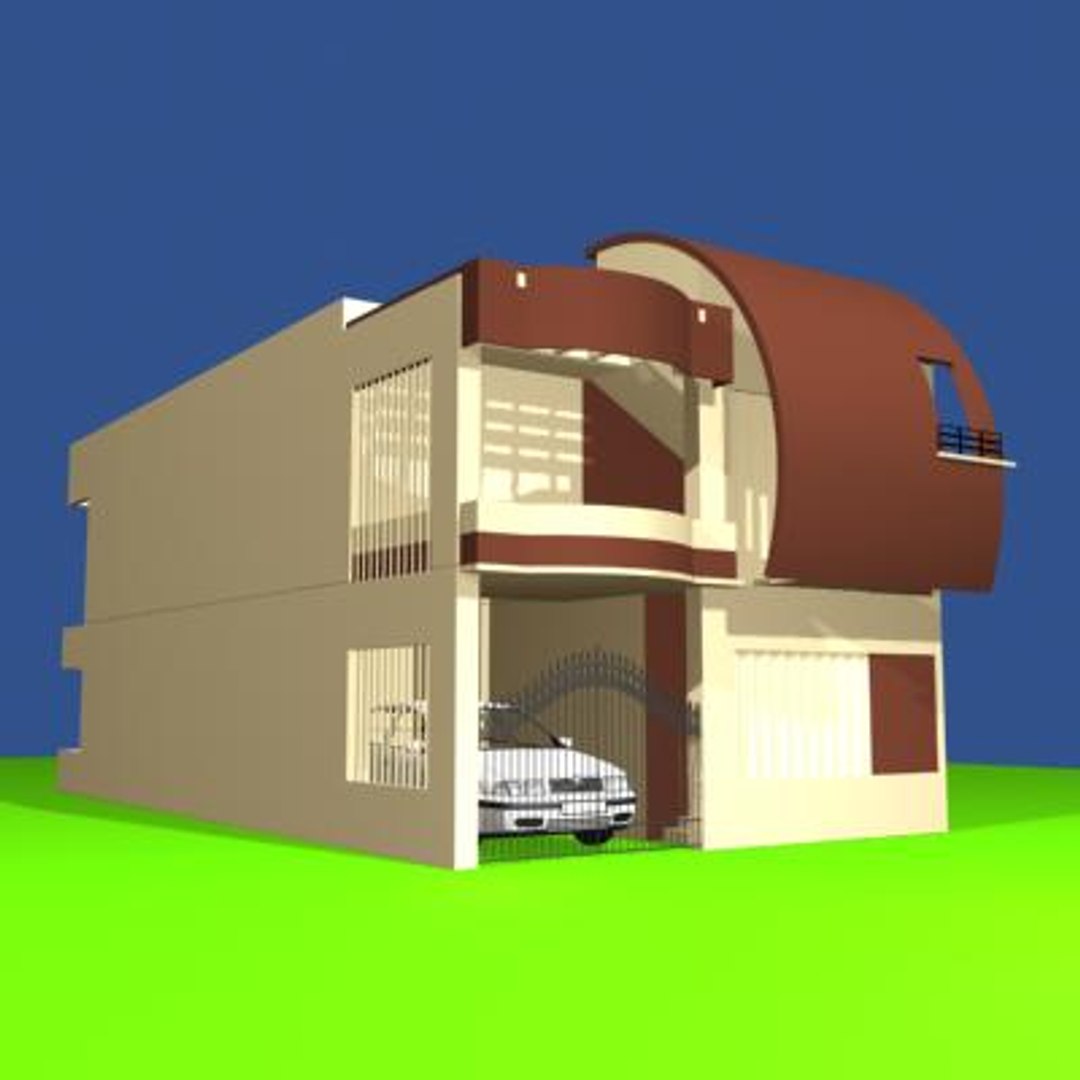 3d max designer house