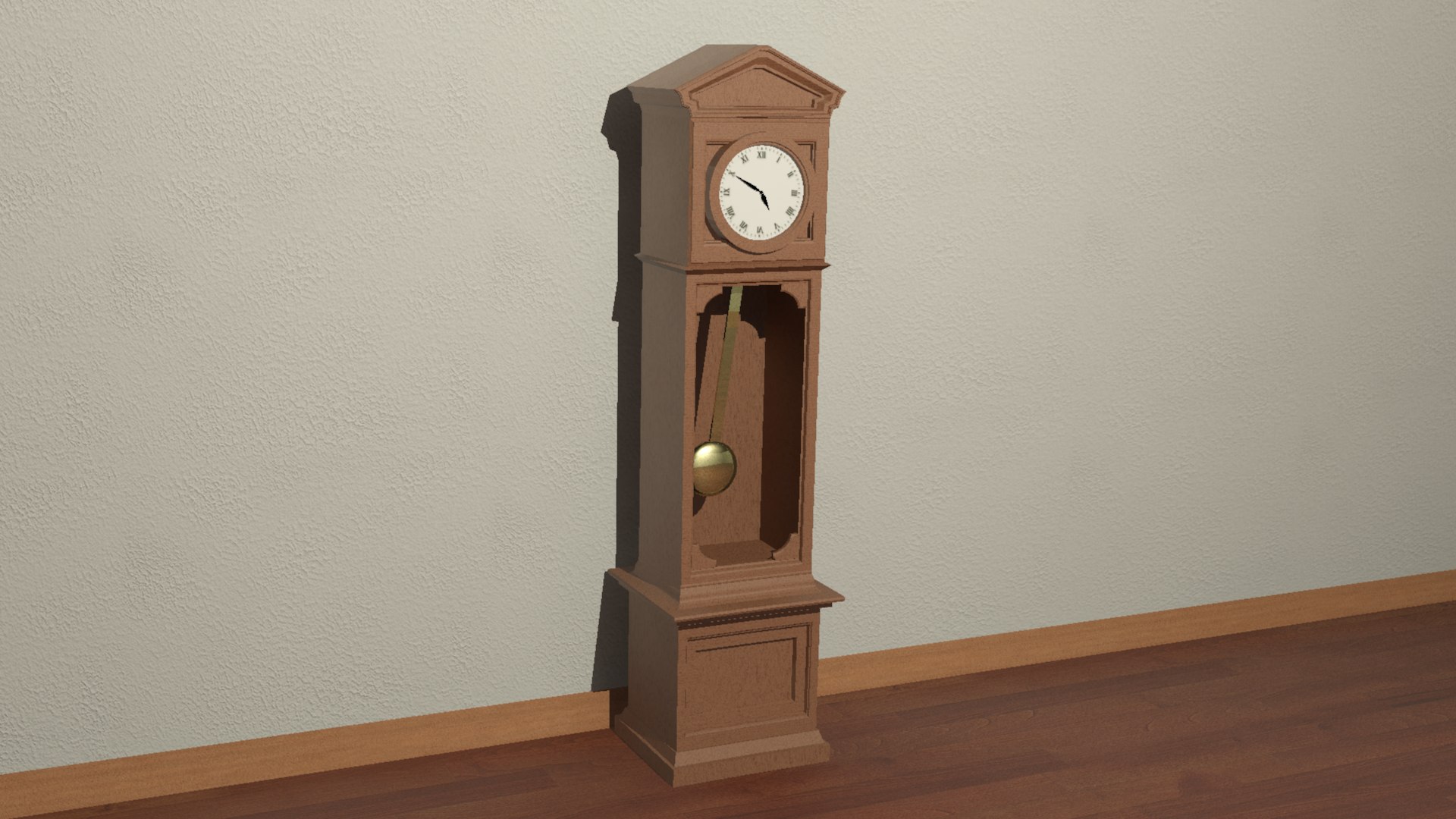 3D Pendulum Clock - TurboSquid 1368260