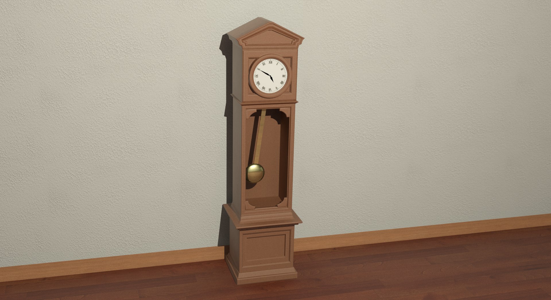 3D Pendulum Clock - TurboSquid 1368260