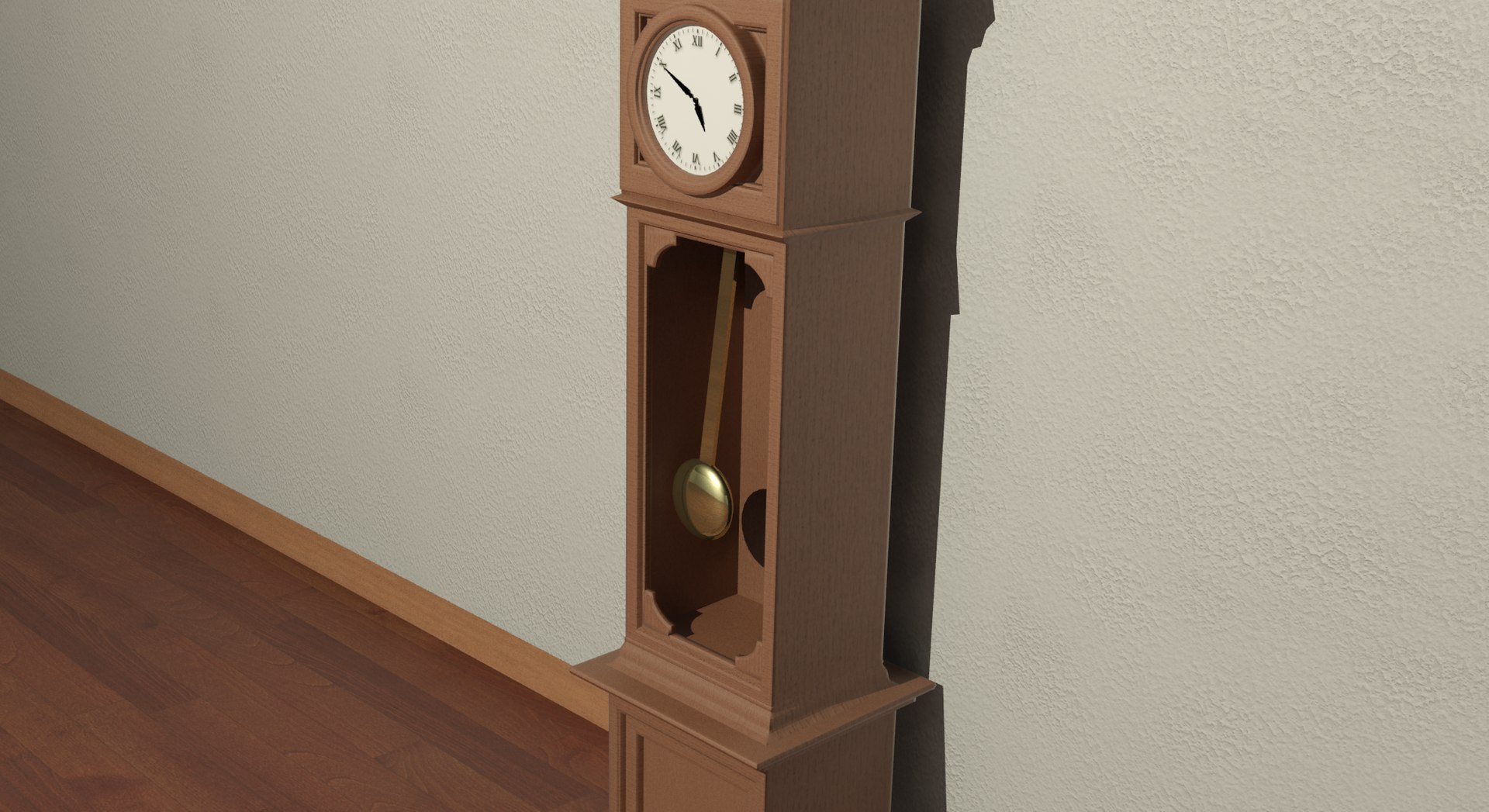 3D Pendulum Clock - TurboSquid 1368260