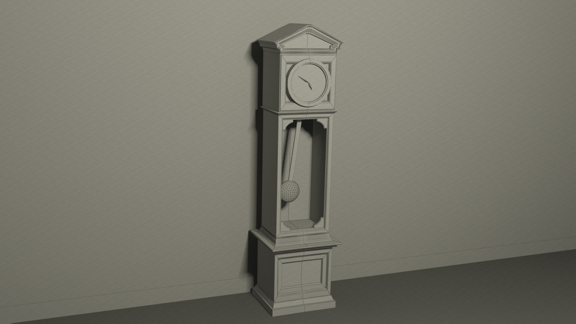 3D Pendulum Clock - TurboSquid 1368260