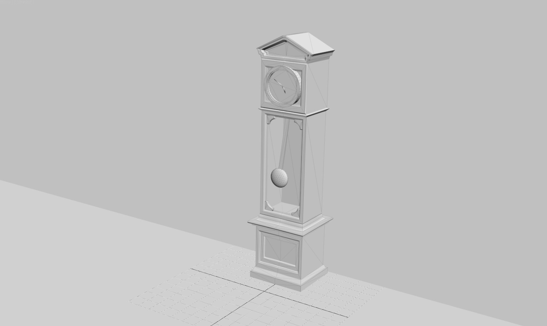 3D Pendulum Clock - TurboSquid 1368260