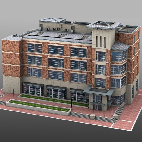 3d hospital building