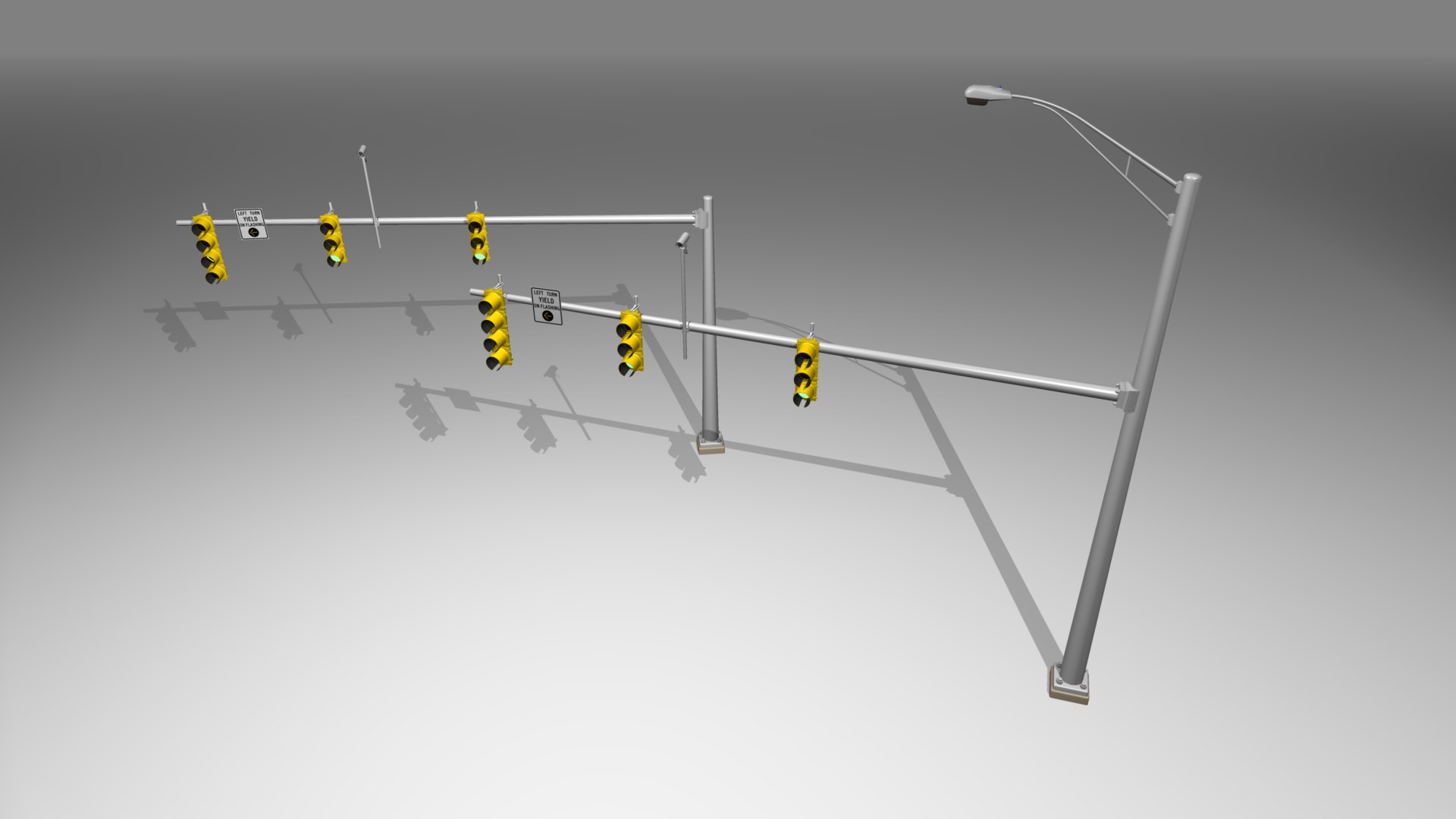 Standard Traffic 3d Model