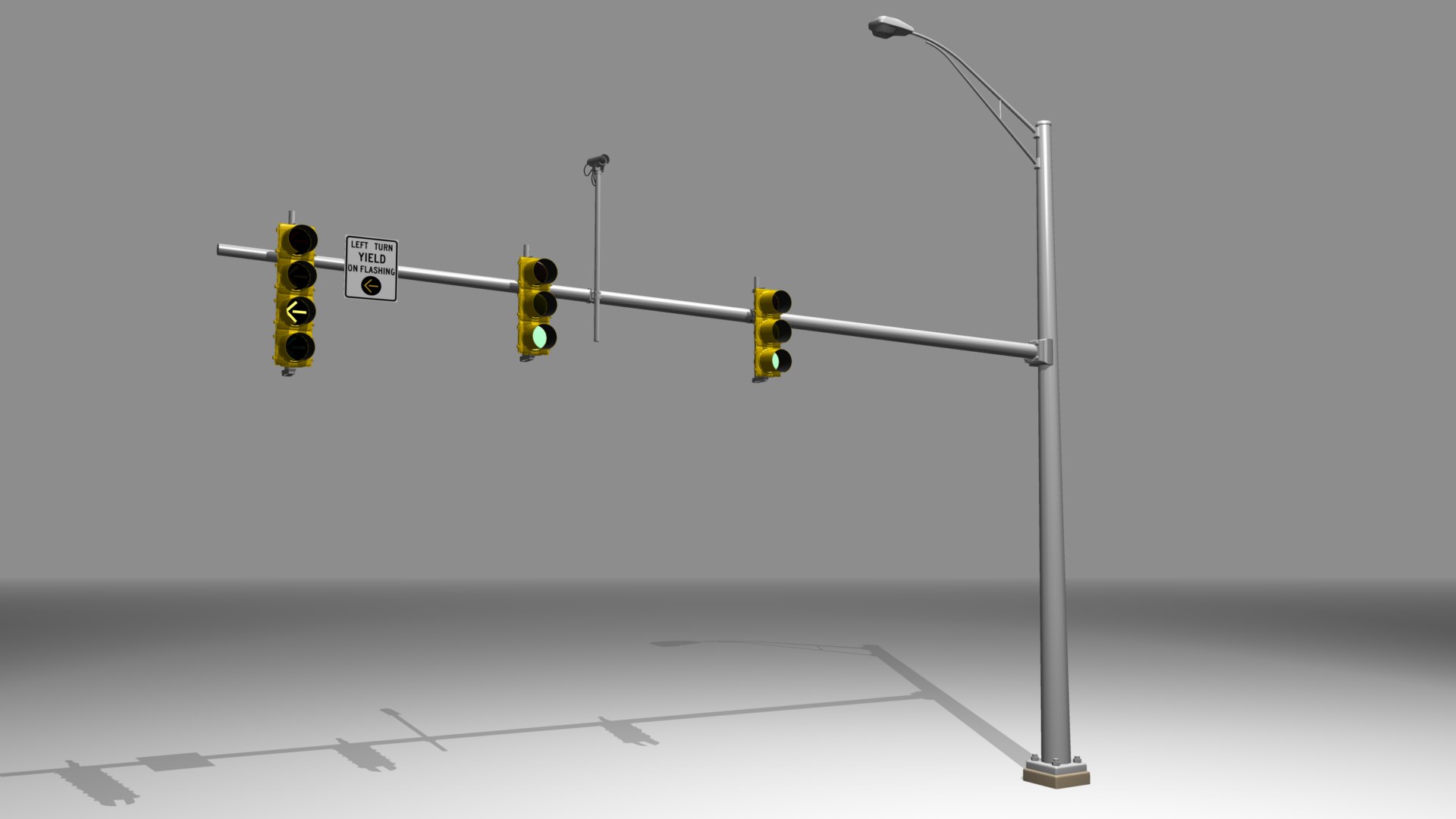 Standard Traffic 3d Model