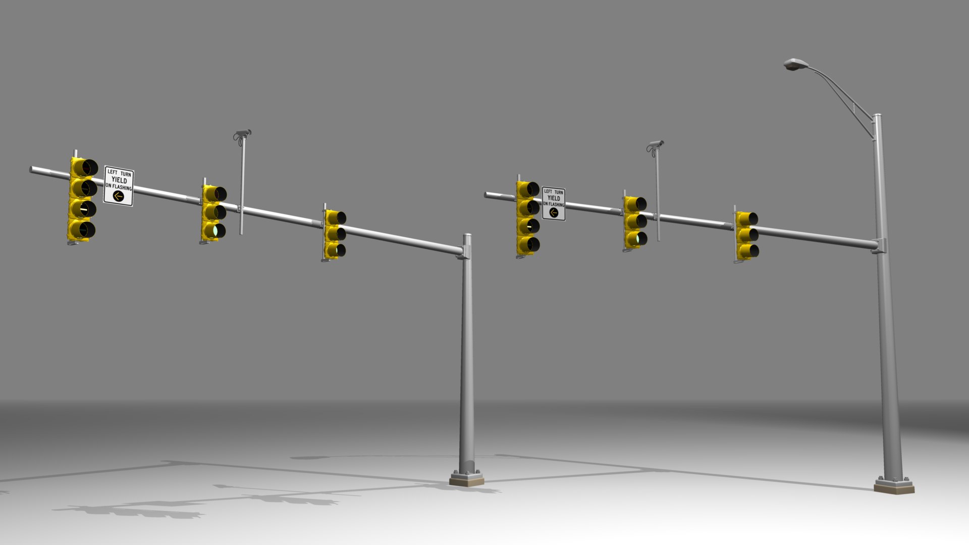 Standard Traffic 3d Model