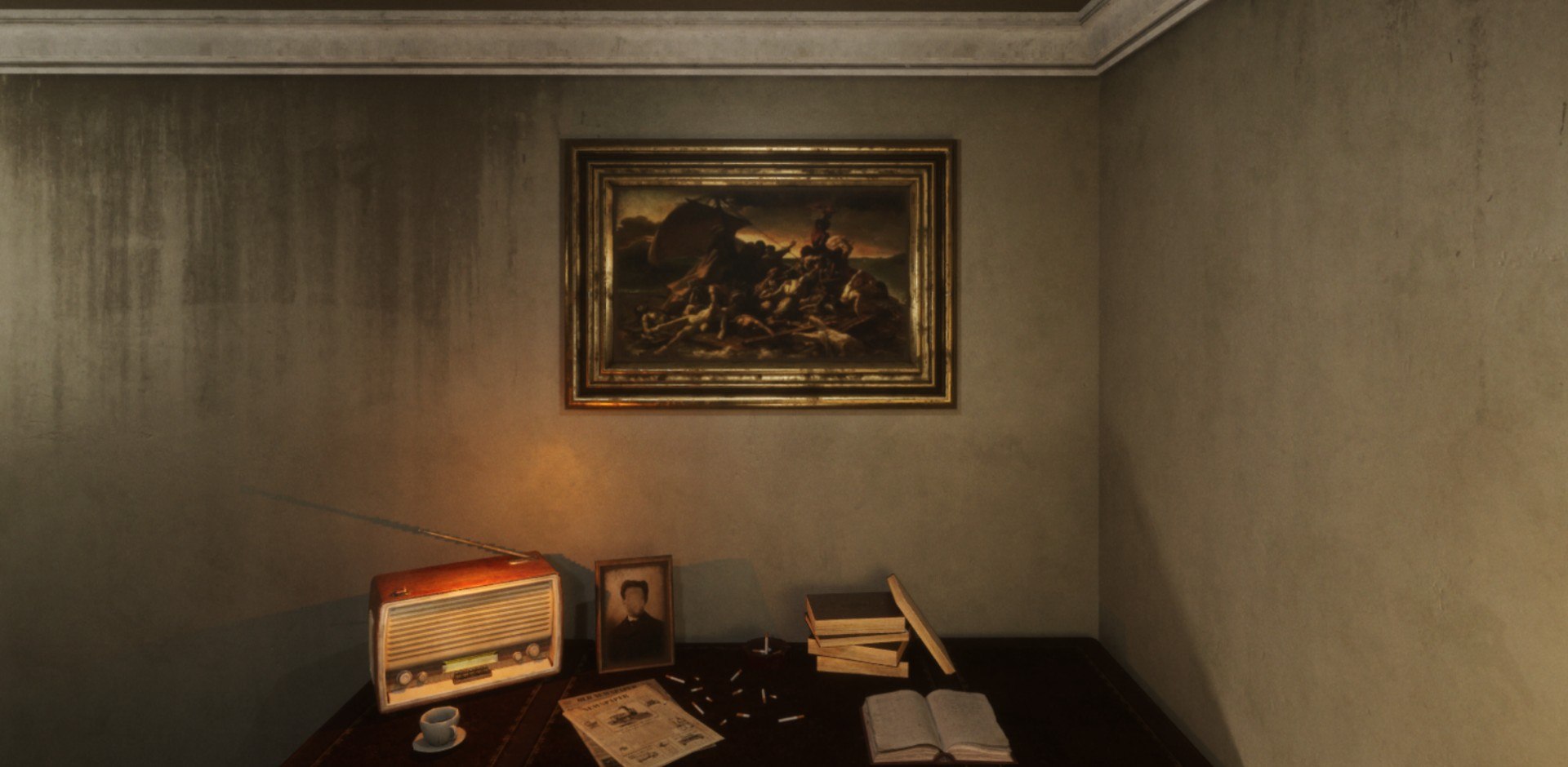 3D Old 3D Picture Frames Horror Pack Game-Ready Model - TurboSquid 2462573