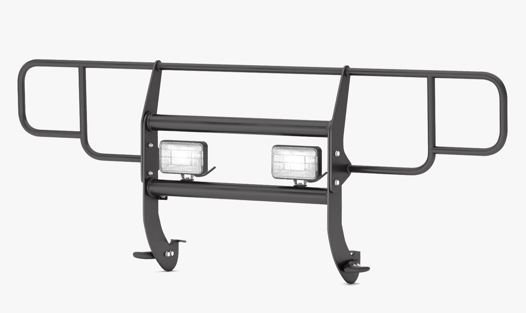 3D Model Vintage Road Brush Guard - TurboSquid 1445215