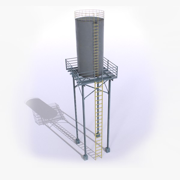 modelo 3d Water tank 1 - TurboSquid 2073247