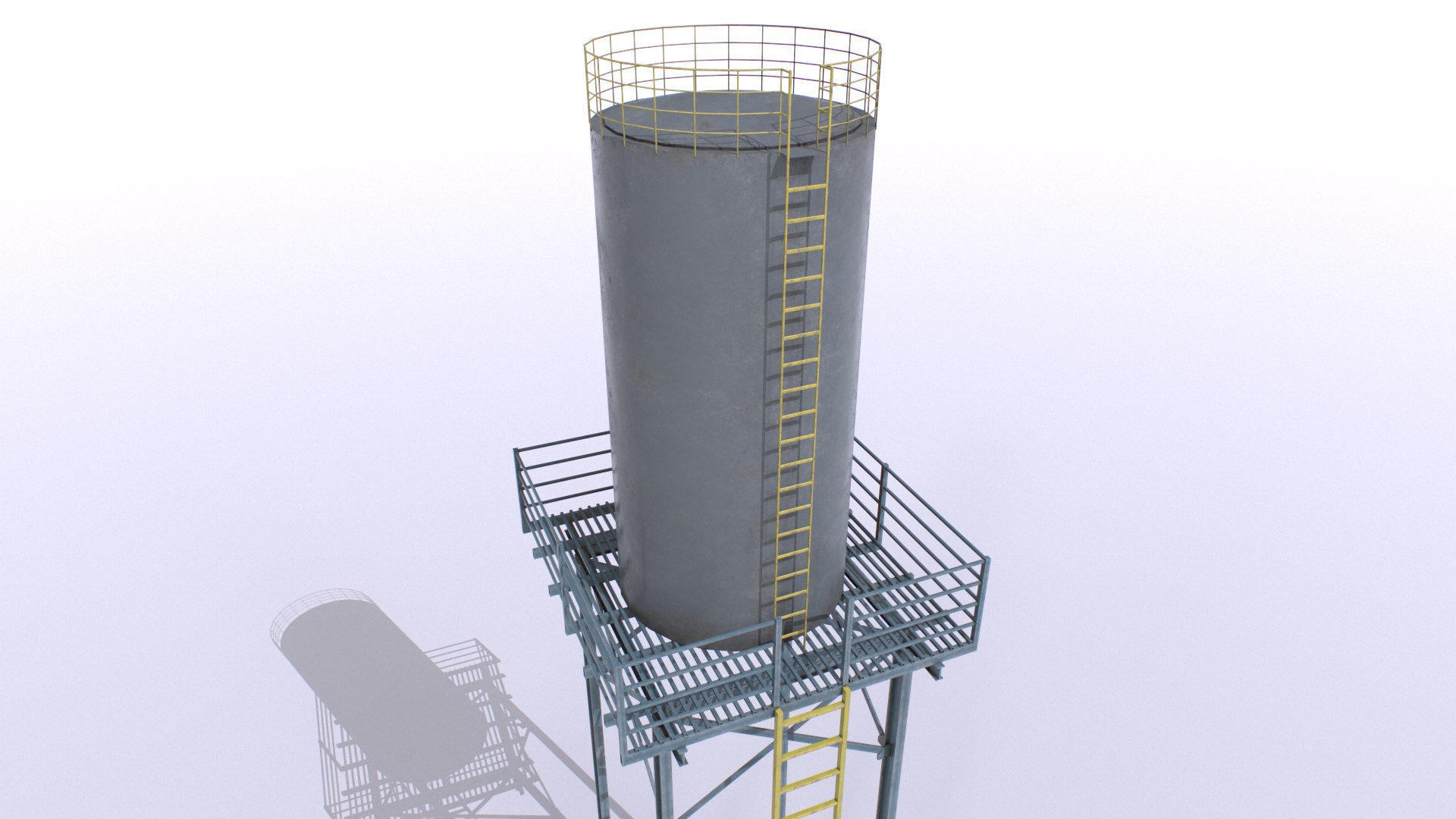 3D Water Tank 1 Model - TurboSquid 2073247