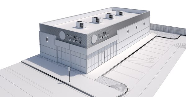 Retail store 3D model - TurboSquid 1671823