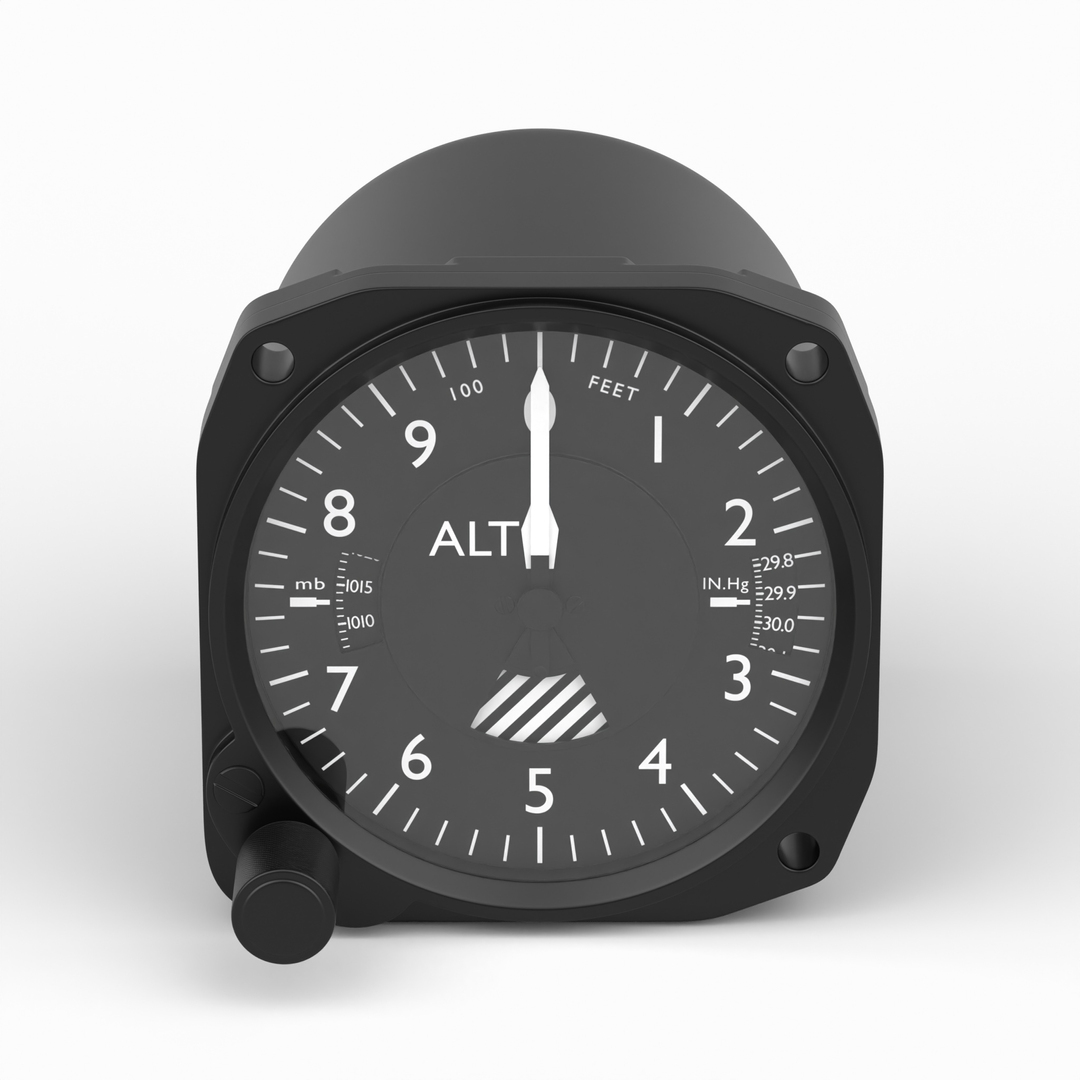 3D Altimeter Model - TurboSquid 2249359