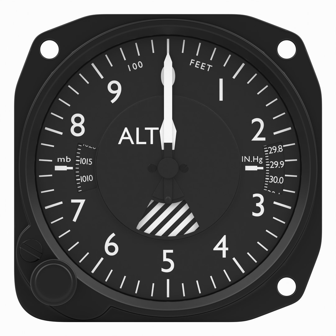 3D Altimeter Model - TurboSquid 2249359