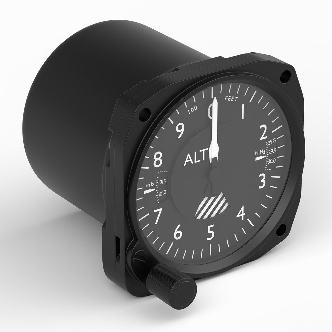 3D Altimeter Model - TurboSquid 2249359