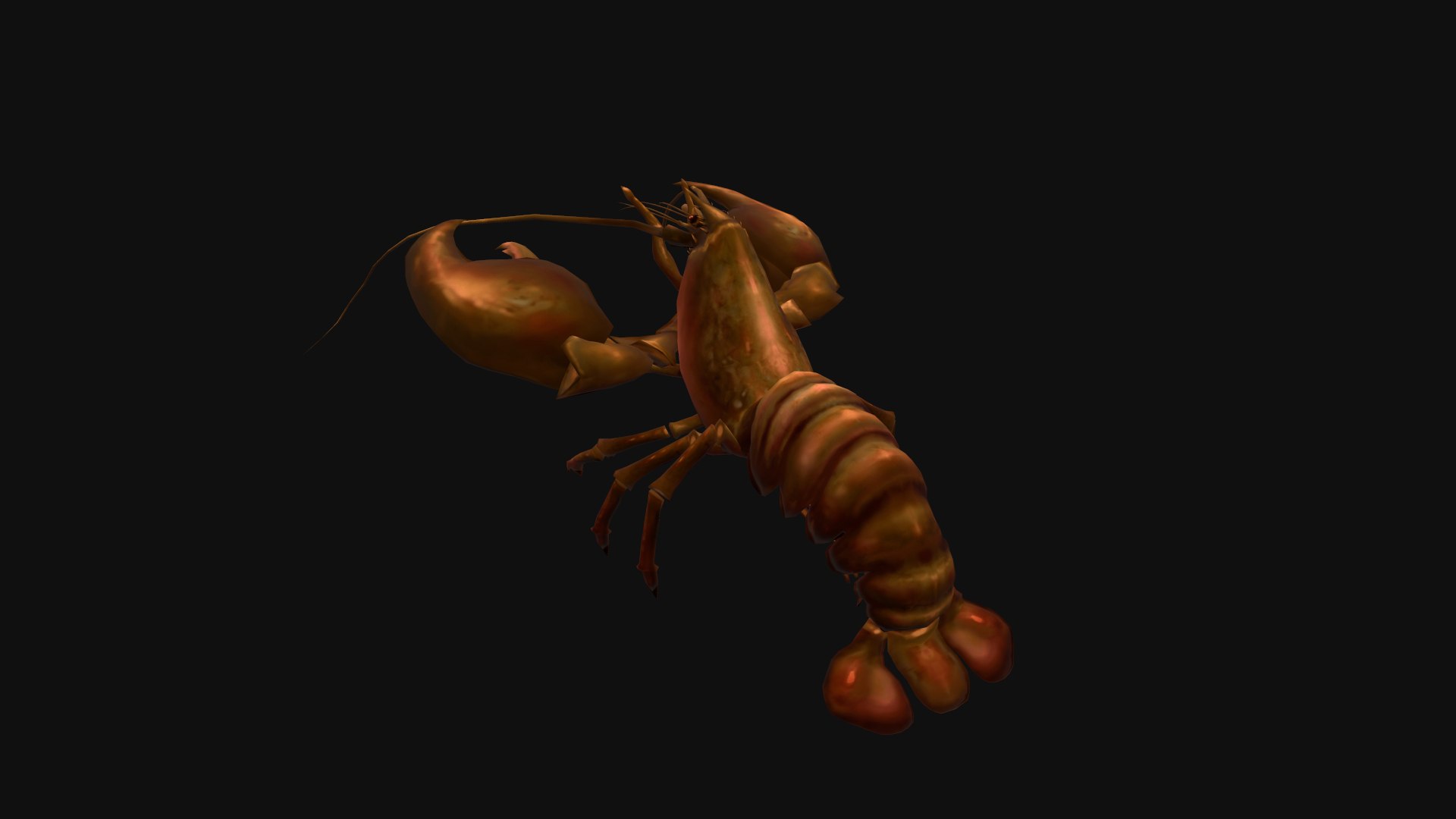 3D Model Animated Crayfish - TurboSquid 2216436