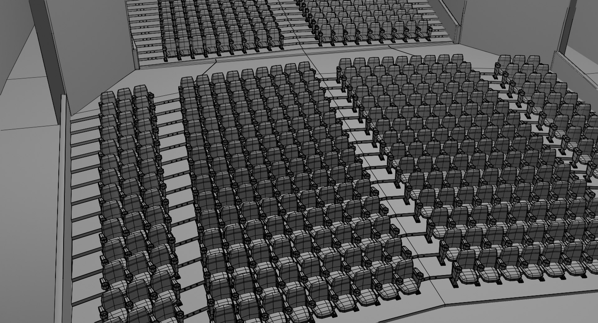 3d Movie Theater Model