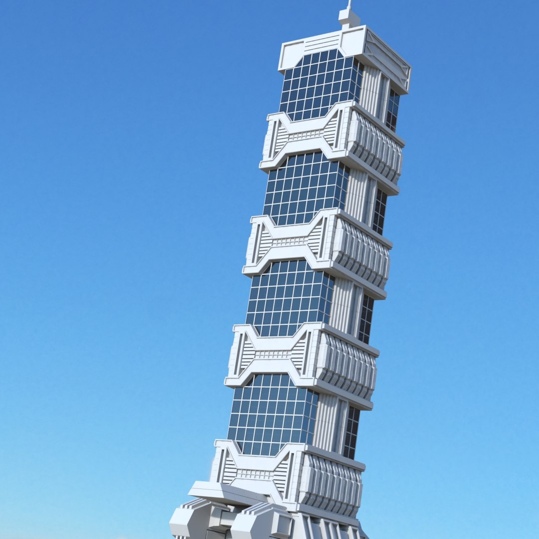 3d model building02 building structure