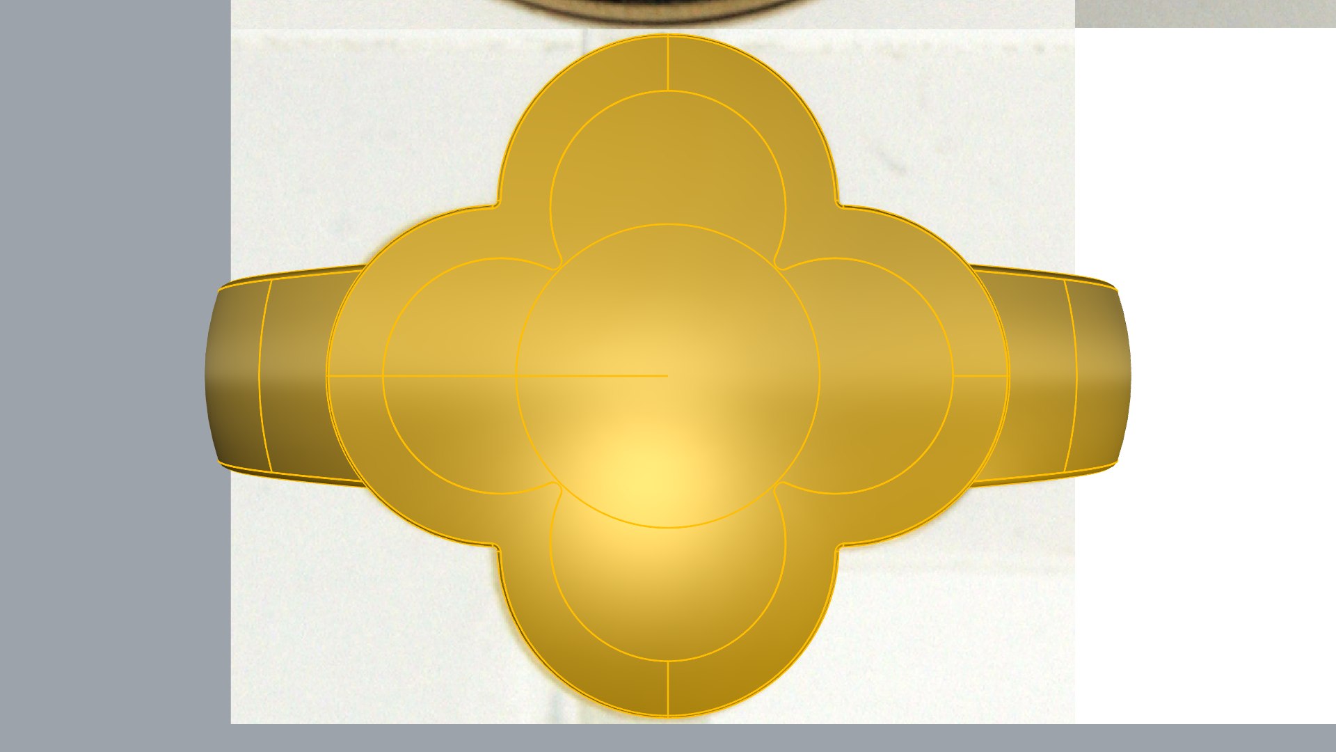 Free 3D Four-Leaf Clover Statement Ring JDBCo Model - TurboSquid 2341477