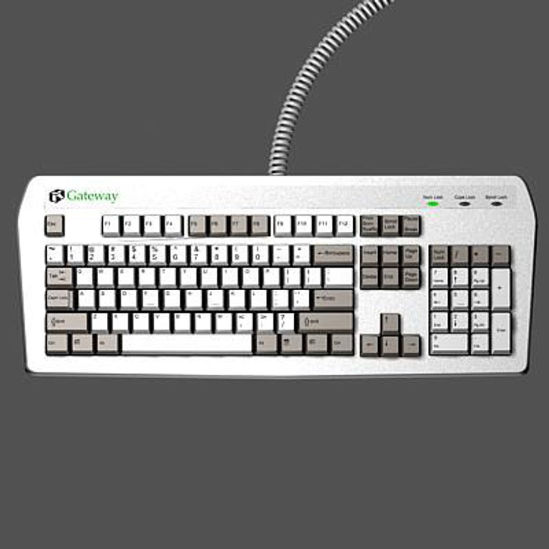 Computer Keyboard 3d Model