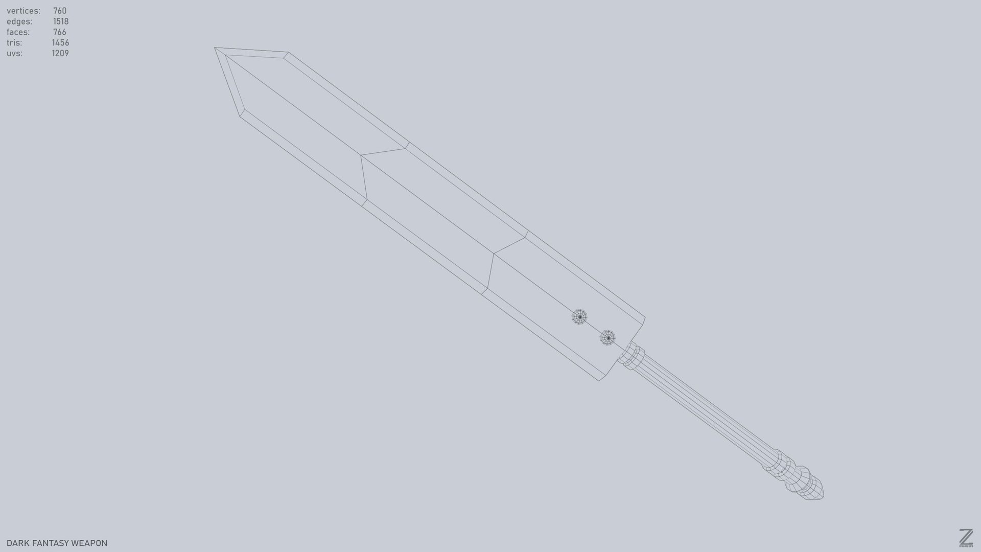 Dark Fantasy Weapon Collection Model - TurboSquid 2239217