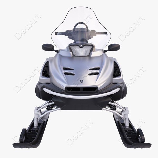 yamaha viking professional snowmobile 3d max