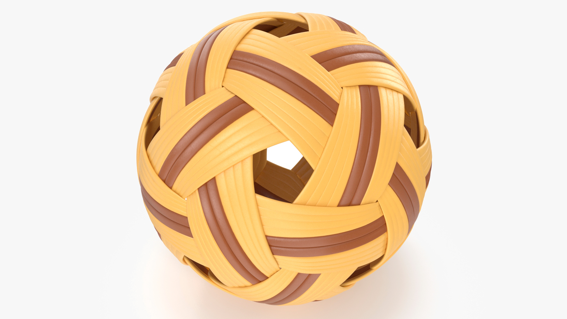 3D Model Sepak Takraw Sport Kick Rattan Ball - TurboSquid 2110897