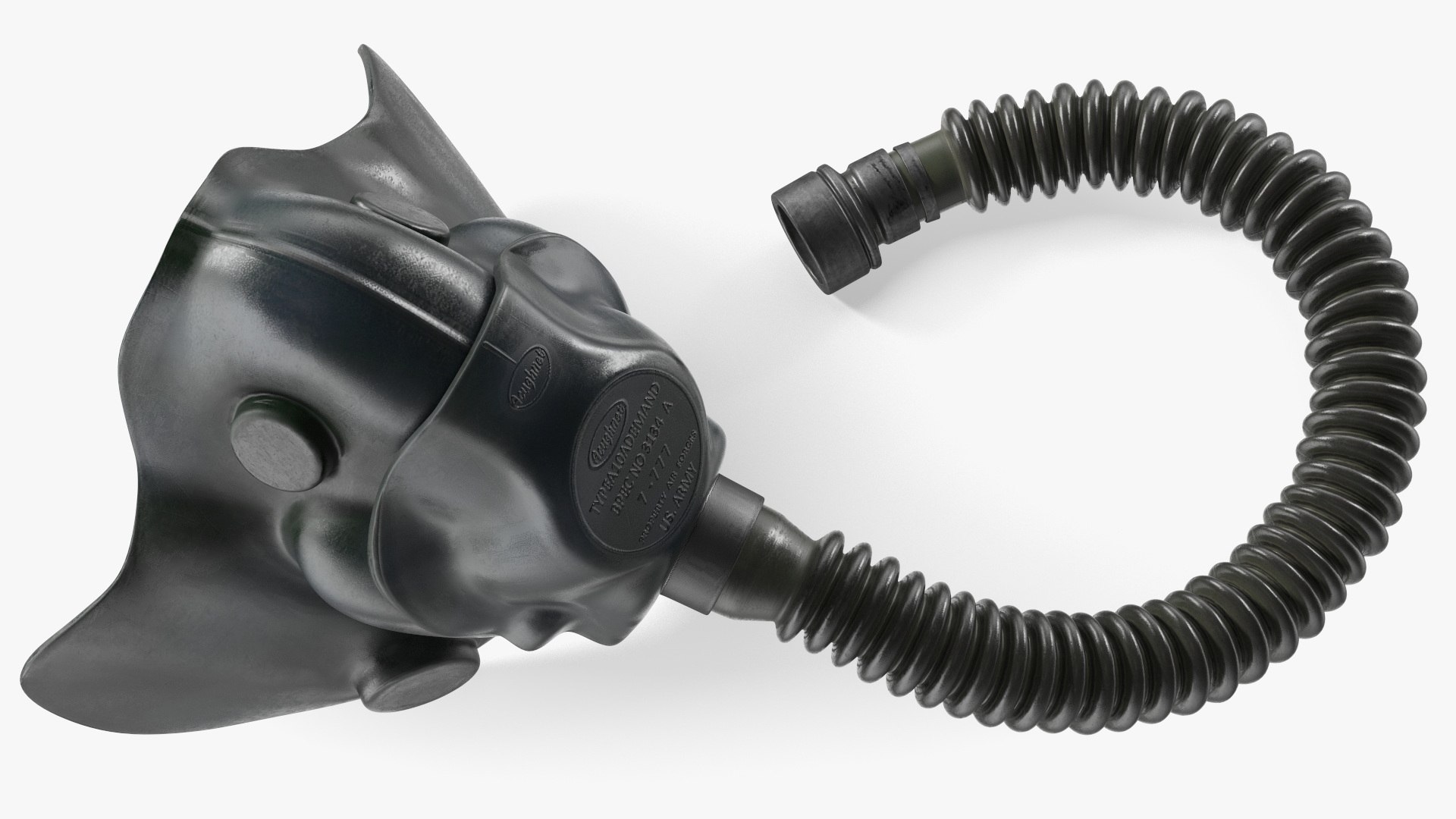 Vintage Pilot Oxygen Mask 3D - TurboSquid 2176915