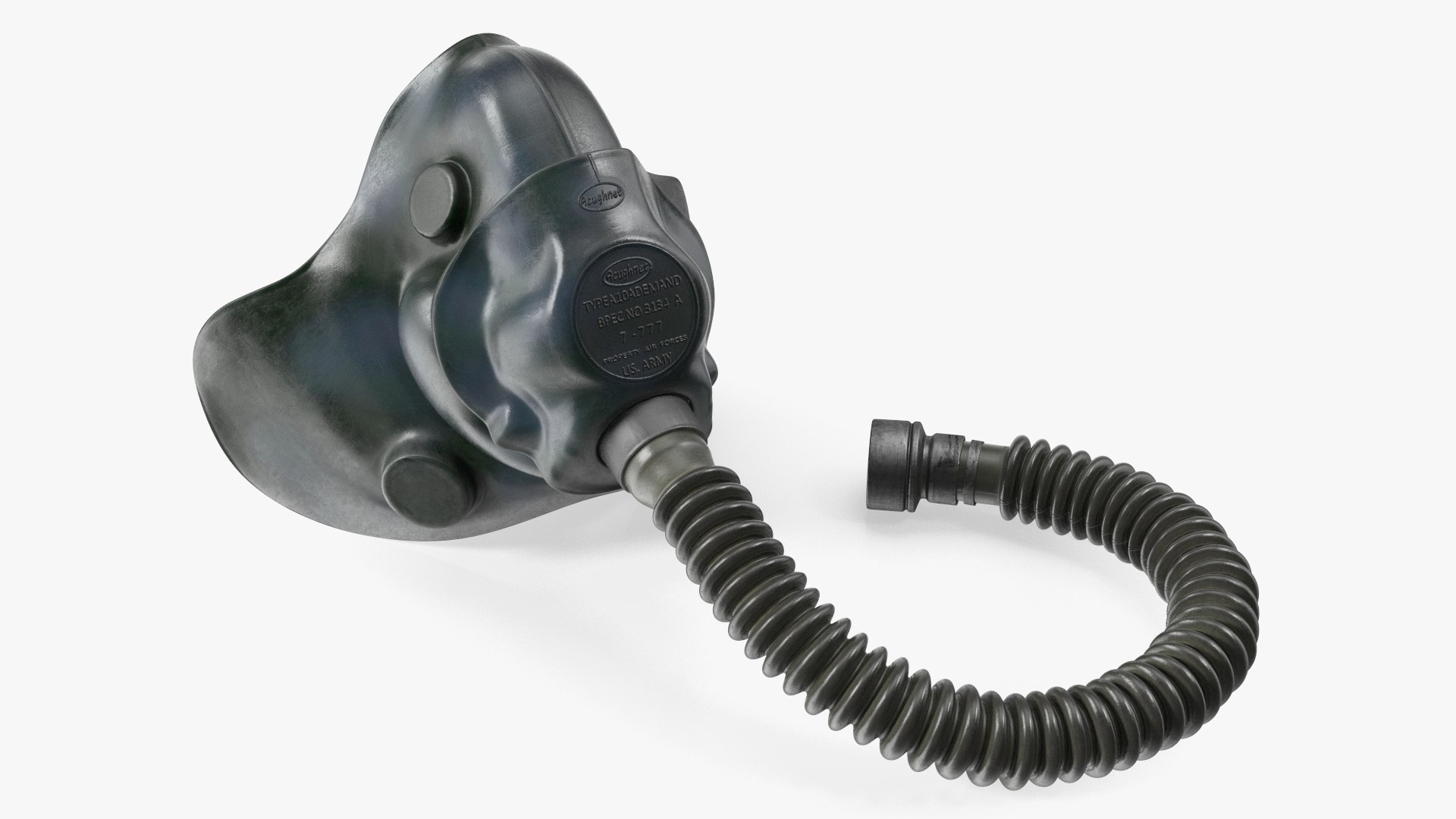 Vintage Pilot Oxygen Mask 3D - TurboSquid 2176915