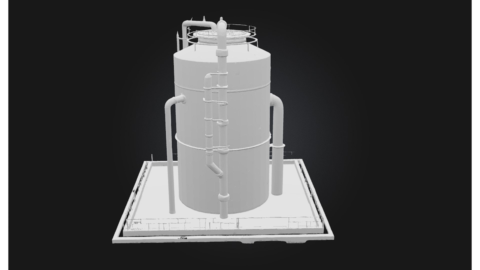 3D Model Rusty Pipe Tank A Relic Of Industrial Decay - TurboSquid 2401995
