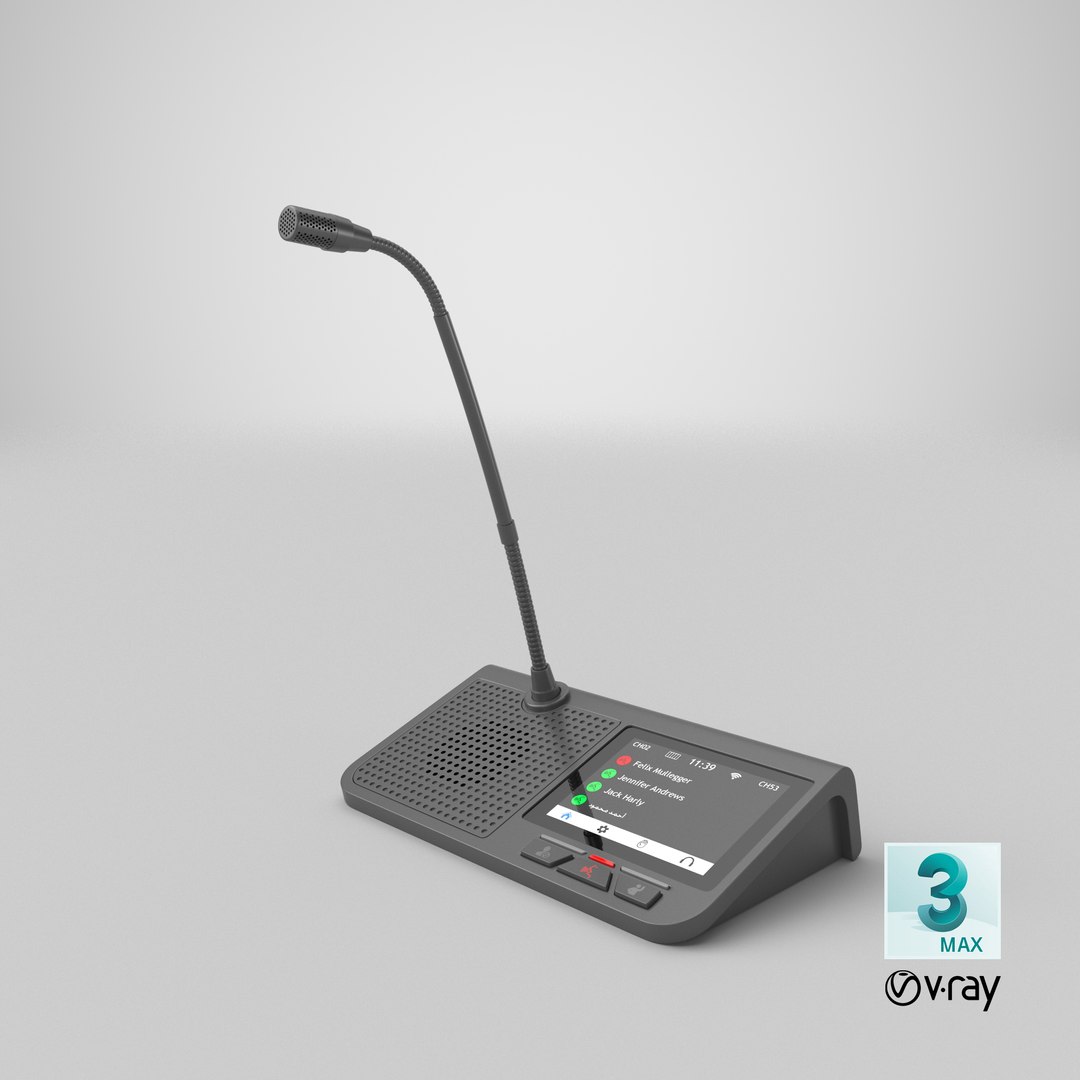 Screen Conference Microphone 3D Model - TurboSquid 1985056