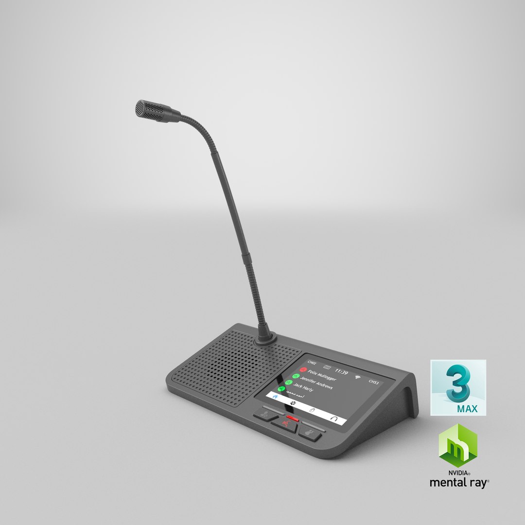 Screen Conference Microphone 3D Model - TurboSquid 1985056