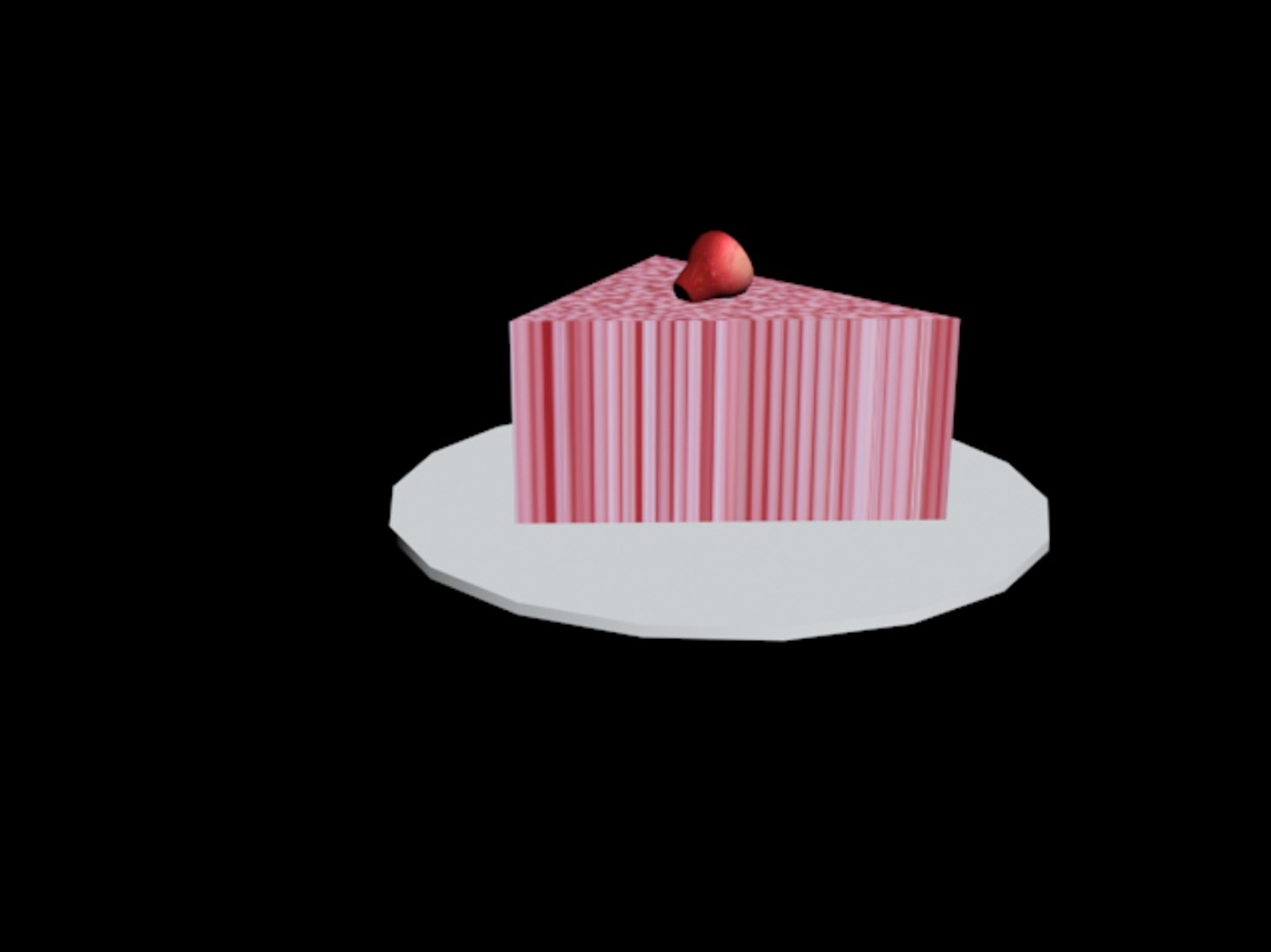 Plates Slice Cake 3D - TurboSquid 1384239