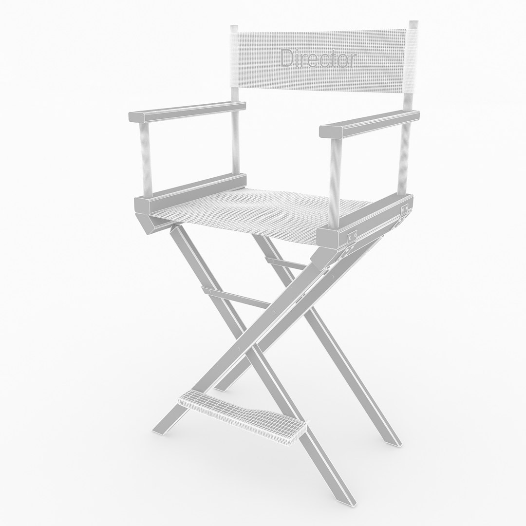 Director chair 3D model - TurboSquid 1296561