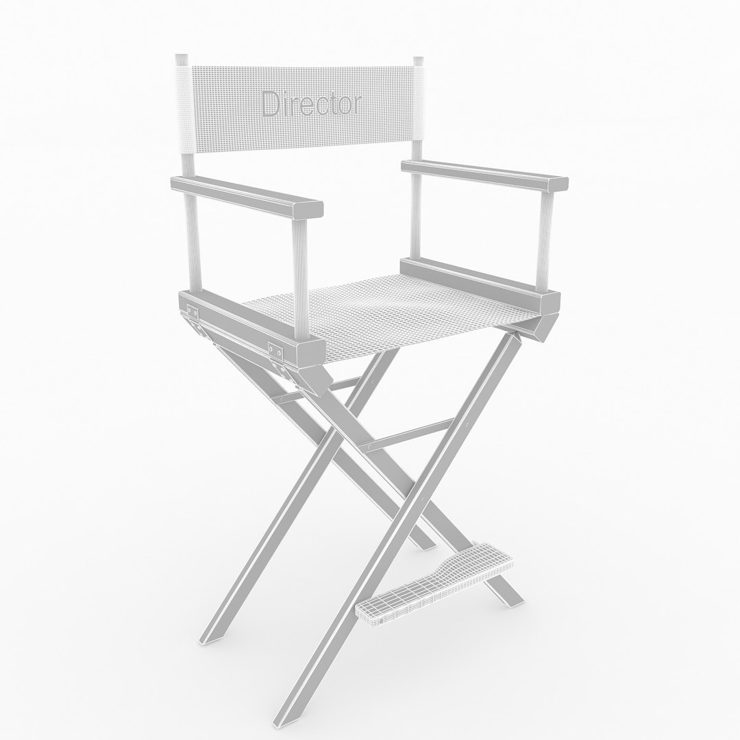 Director chair 3D model - TurboSquid 1296561