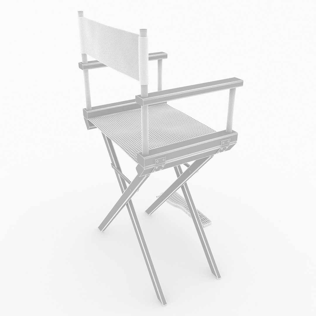 Director chair 3D model - TurboSquid 1296561