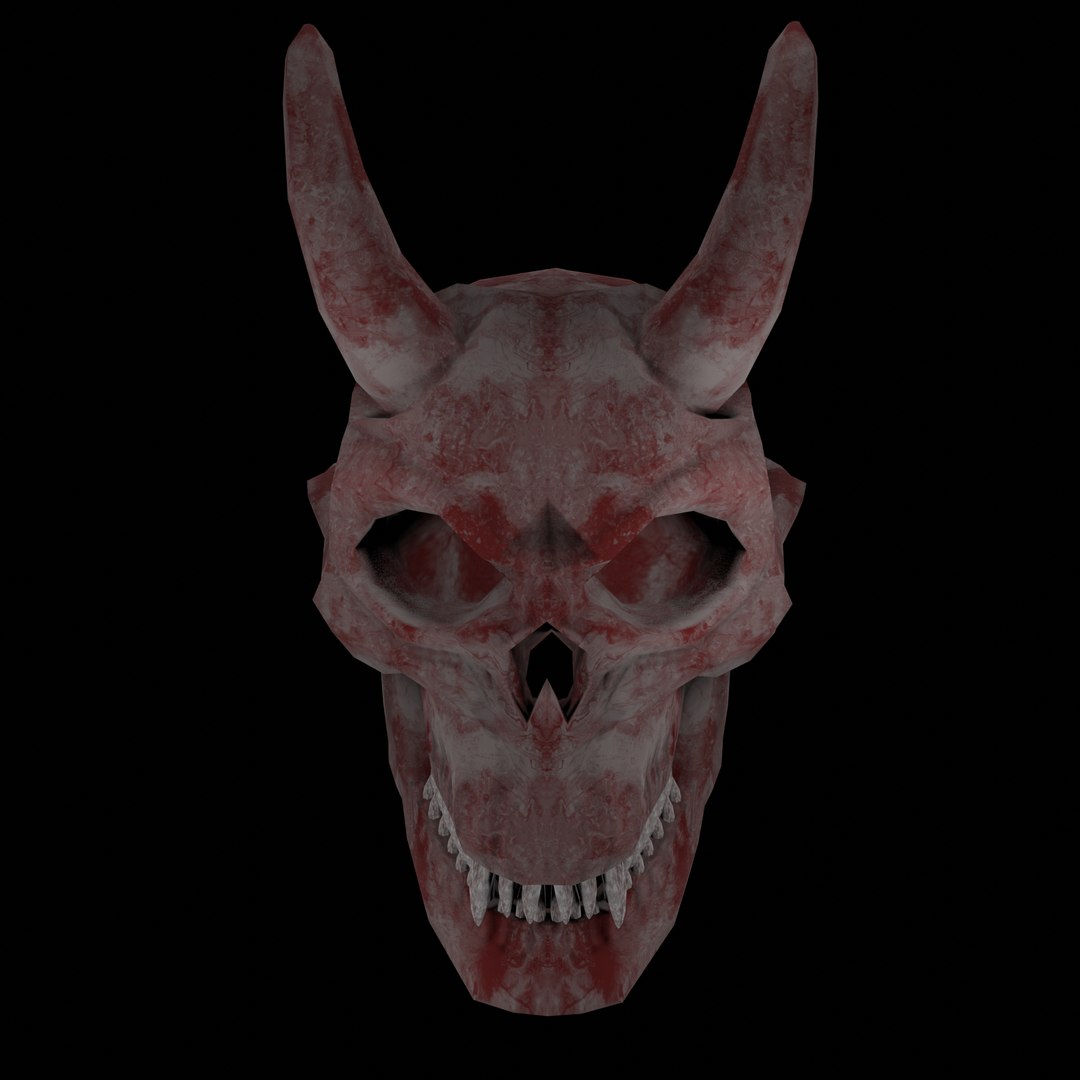 3D Demon Skull PBR Low-poly 3D Model Model - TurboSquid 1951794