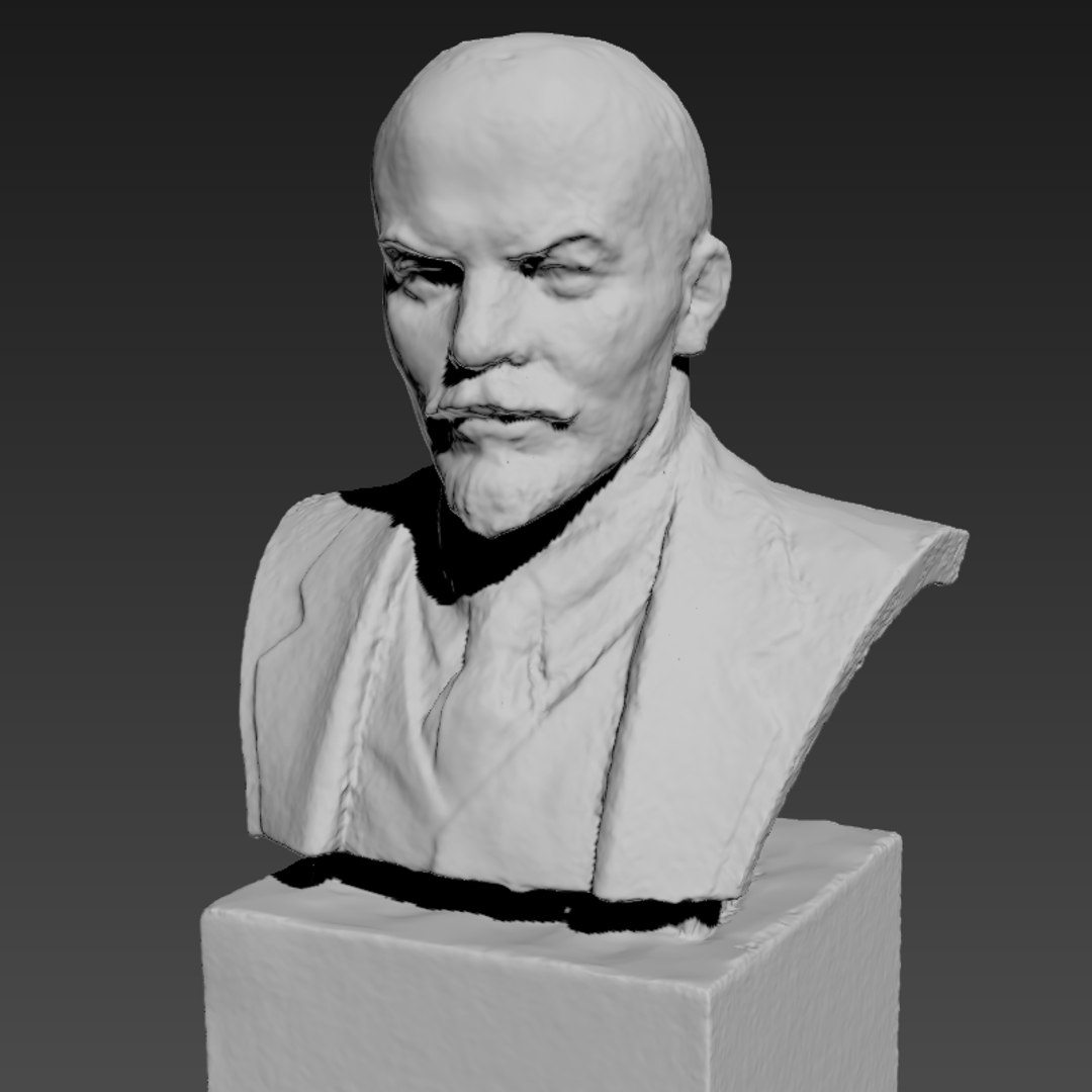3d model bust vladimir lenin