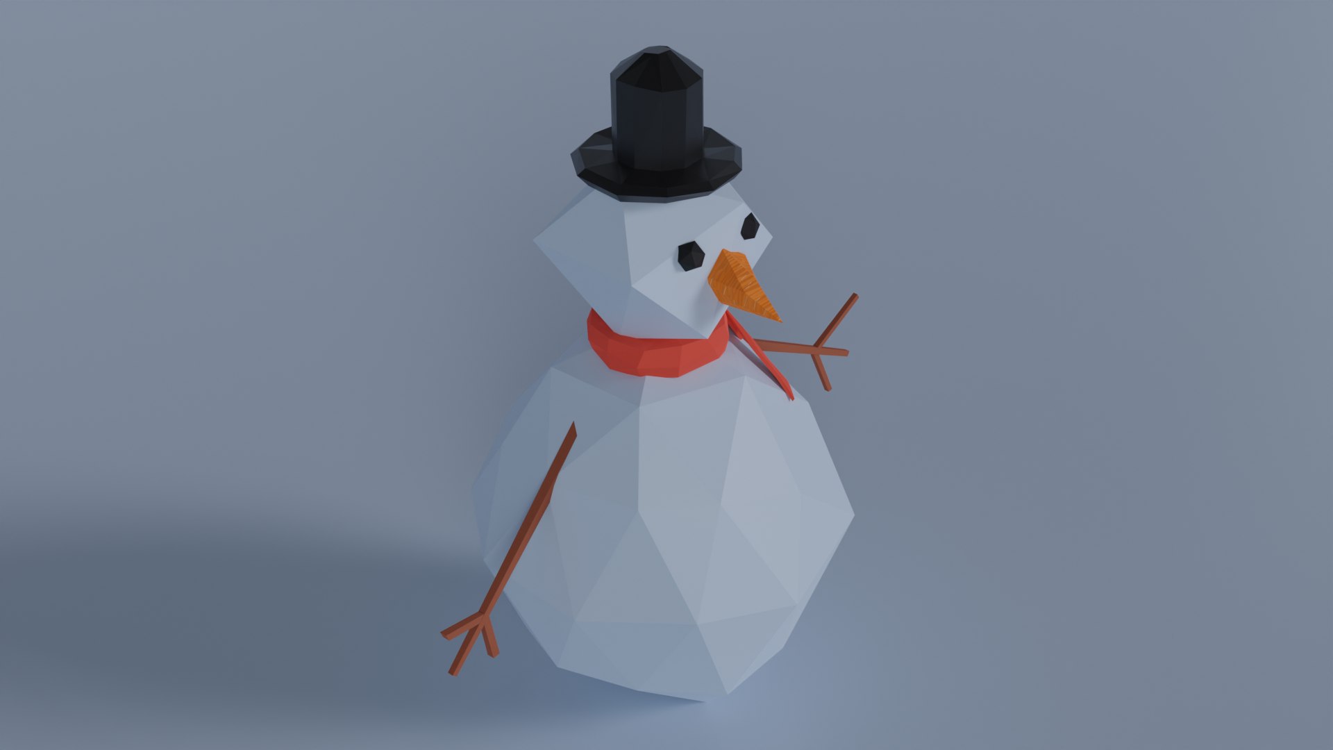 3D Frosty The Fun-Loving Snowman - Low Poly Model - TurboSquid 2009666