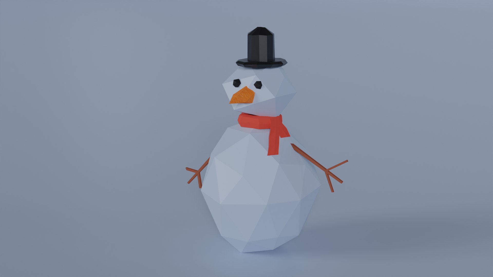 3D Frosty The Fun-Loving Snowman - Low Poly Model - TurboSquid 2009666